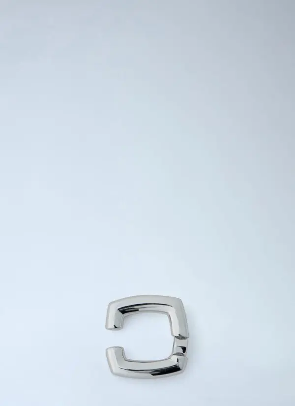 Tom Wood Diamond Frame Ear Cuff - Silver