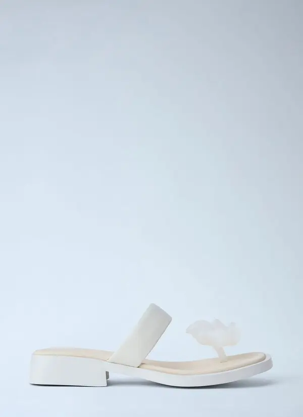 Camper Block Heel Sandals - White