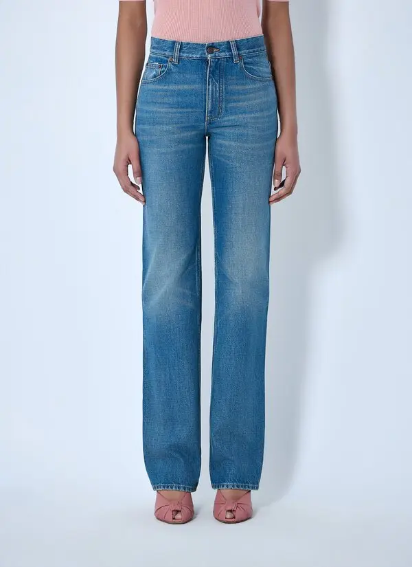 Chloé Straight-leg Denim Jeans - Blue