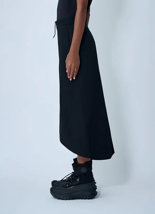 MONCLER X EDWARD ENNINFUL Zip-up Midi Skirt