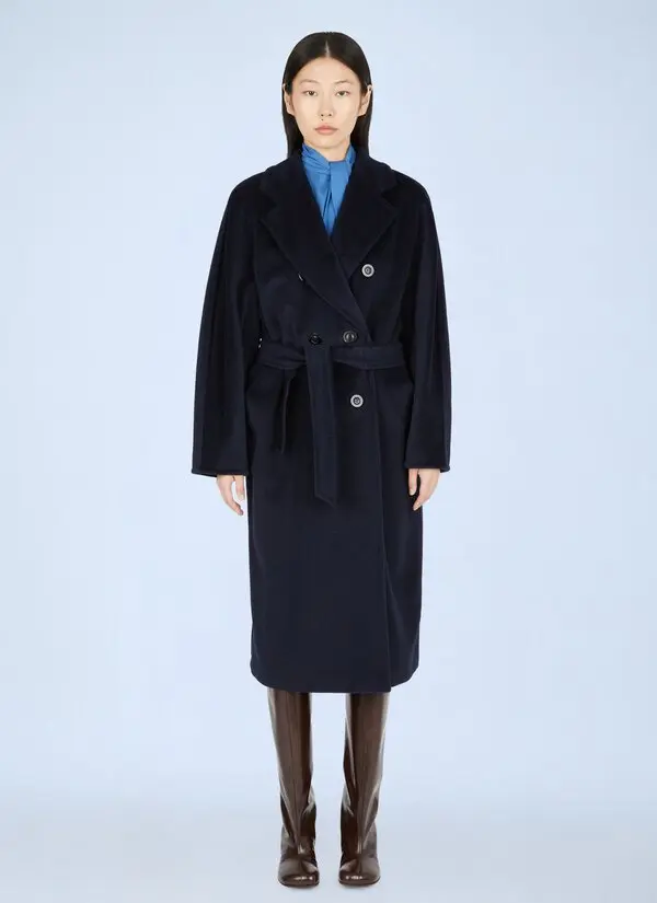 Max Mara Madame 101801 Coat - Navy
