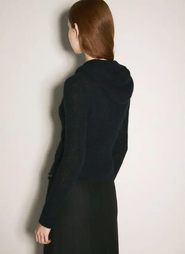 Our Legacy Compact Hooded Zip-up Cardigan