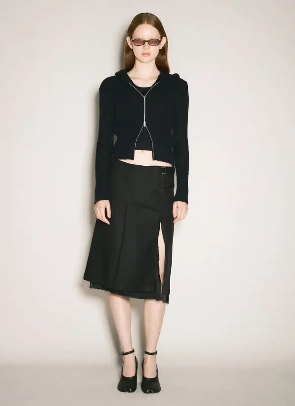 Our Legacy Compact Hooded Zip-up Cardigan