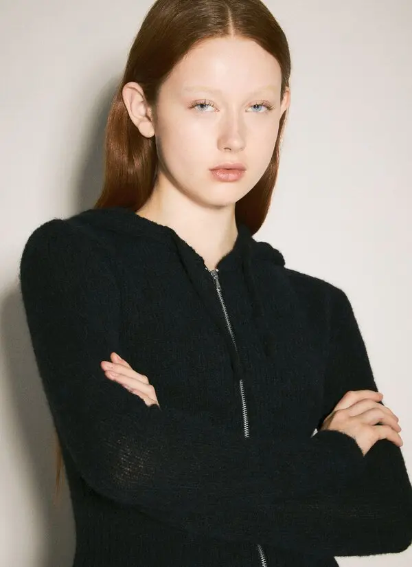 Our Legacy Compact Hooded Zip-up Cardigan