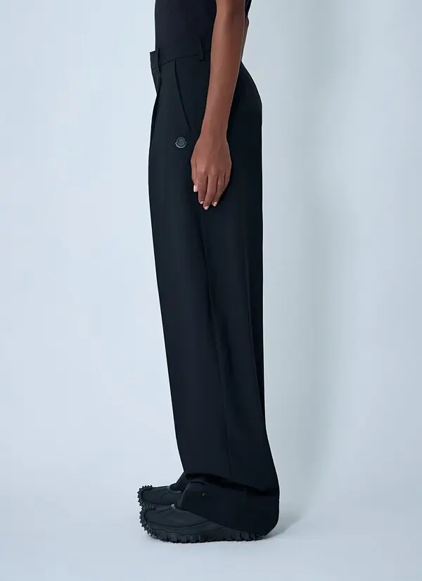 MONCLER X EDWARD ENNINFUL Wool-blend Gabardine Pants