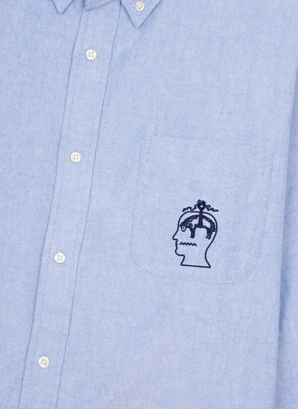 BRAIN DEAD X BROOKS BROTHERS California Oxford Button Up Shirt