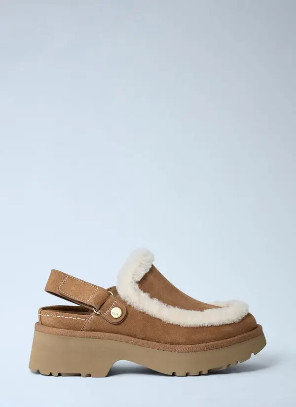 UGG Esmee Platform Clogs - Camel