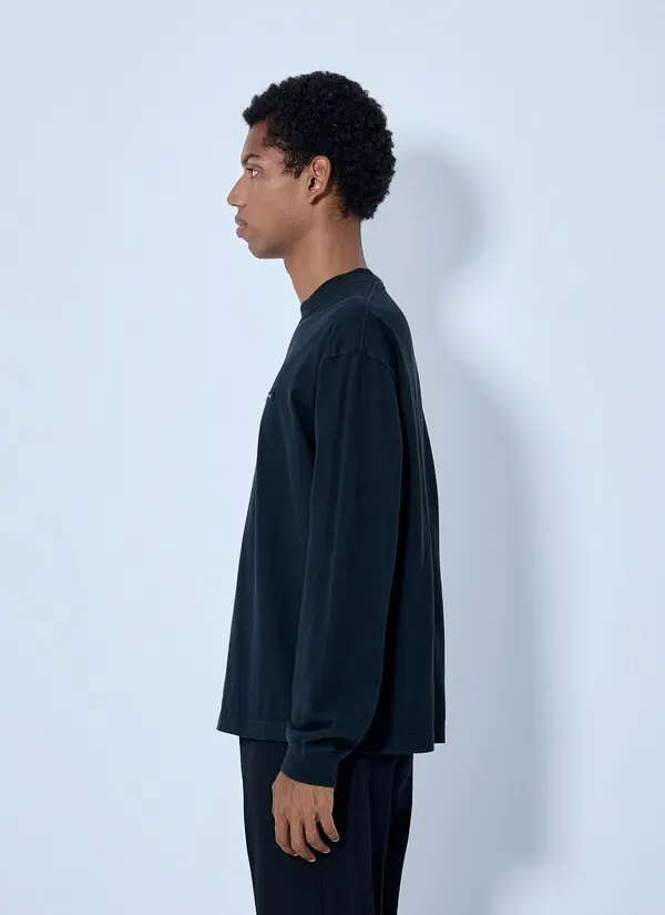 Prada Crewneck Long Sleeve Sweatshirt - Black