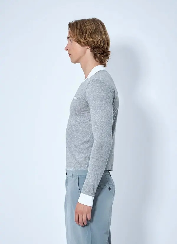 Miu Miu Collared Long Sleeve Knit Sweater