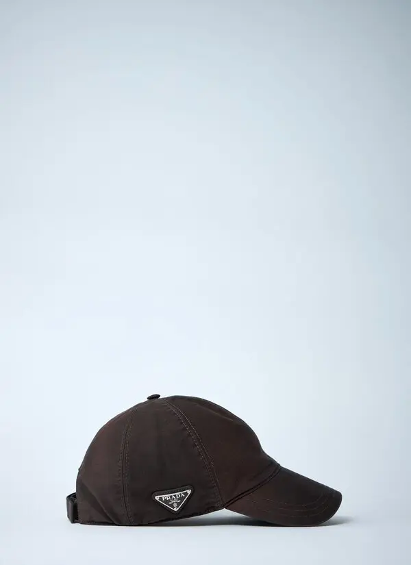 Prada Logo Plaque Baseball Cap