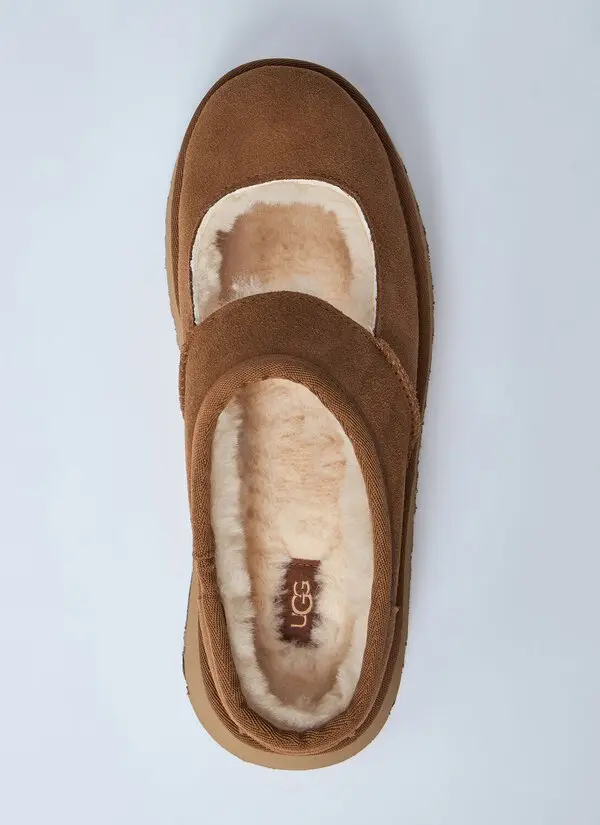 UGG Suede Bea Mary Jane Platform Shoes
