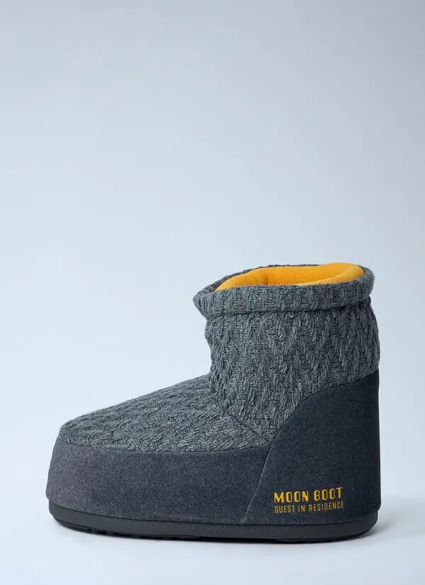 MOON BOOT X GUEST IN RESIDENCE Icon Low Nolace Knit Boots