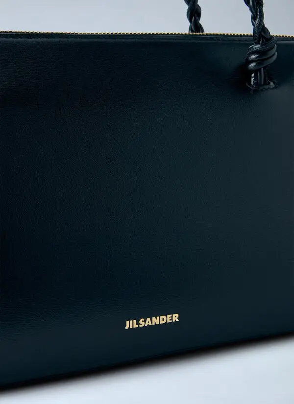 JIL SANDER Tangle Tent Leather Shoulder Bag