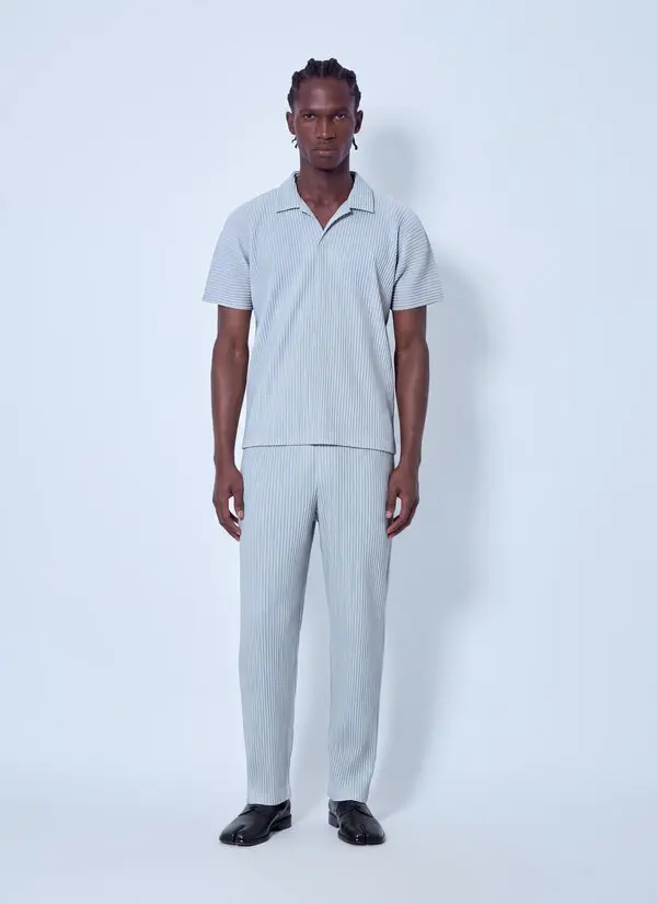 Issey Miyake Pleated Cropped Pants