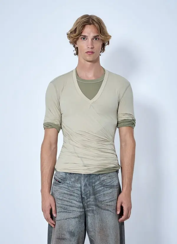 DIESEL® T-moody-plain Top - Beige