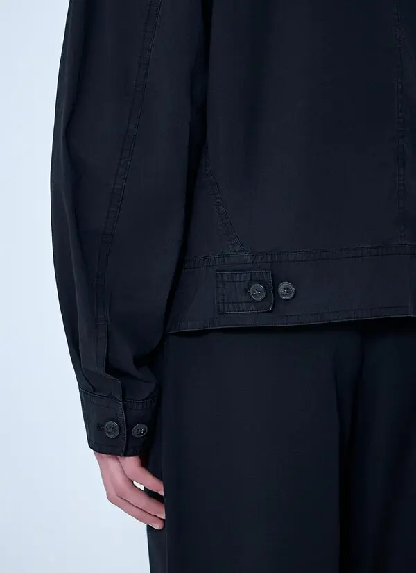 Dries Van Noten Cotton Jacket With Snap Fastening