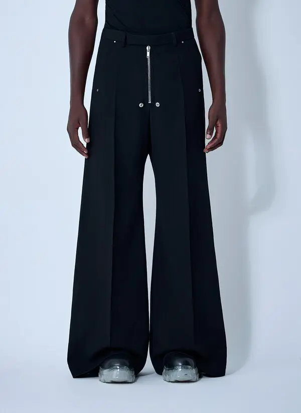Rick Owens Tailored Wide Bela Pants - Black