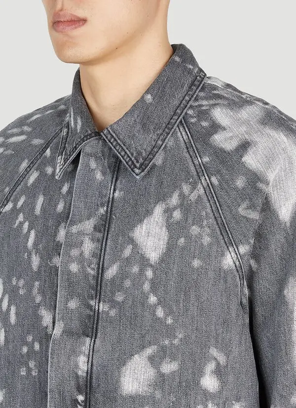 LN-CC X NON Raglan Bleached Denim Jacket