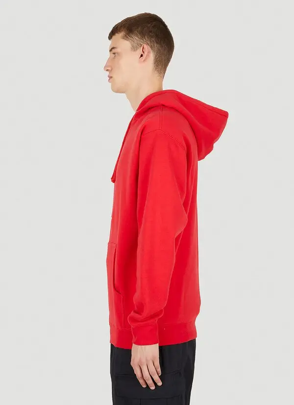 SAINTWOODS Logo Embroidery Hooded Sweatshirt