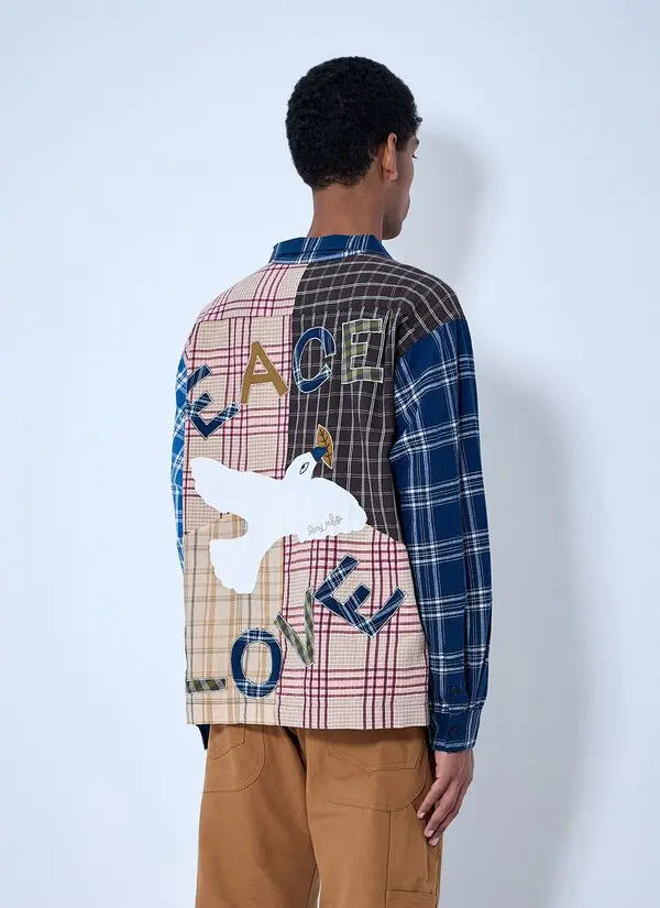 STORY MFG. Patchwork Plaid Shirt