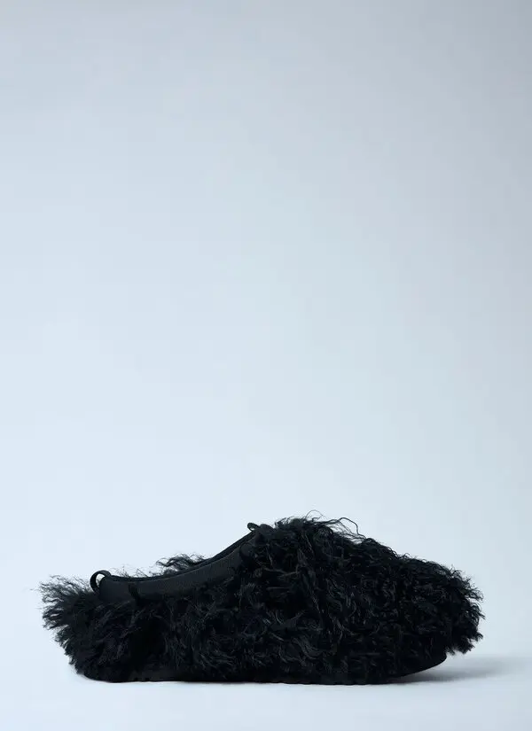 UGG Tazz Fluff Momma Slip-on Shoes - Black