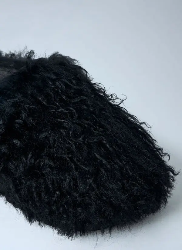 UGG Tazz Fluff Momma Slip-on Shoes - Black