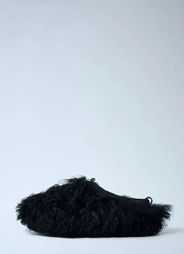 UGG Tazz Fluff Momma Slip-on Shoes - Black