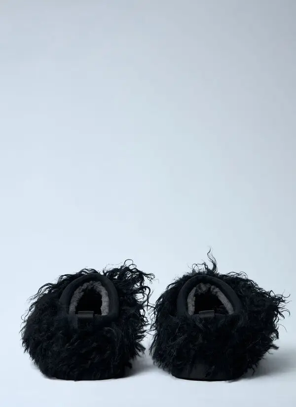 UGG Tazz Fluff Momma Slip-on Shoes - Black