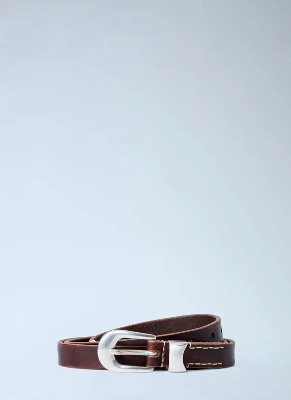 Our Legacy Leather Belt - Brown