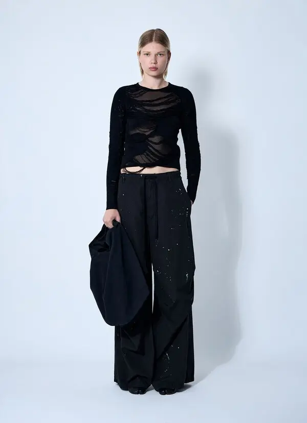 MAISON MARGIELA Distressed Sweater - Black