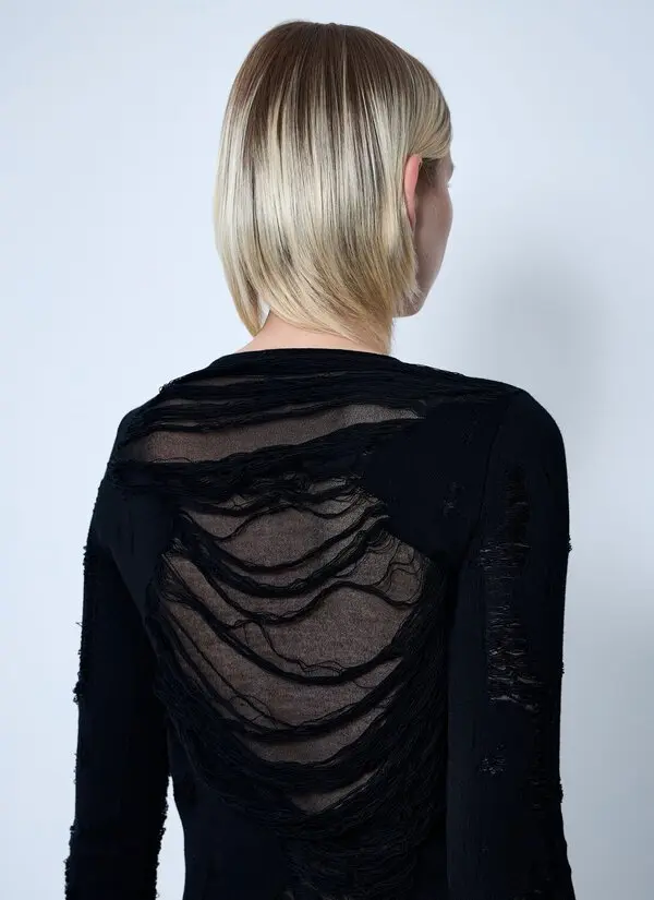 MAISON MARGIELA Distressed Sweater - Black