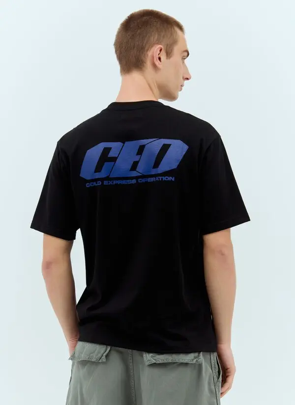 ICE & TECHNO Ceo T-shirt - Black
