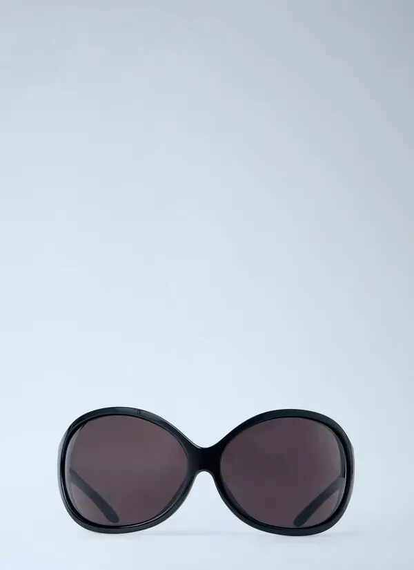 Balenciaga Phantom Round Sunglasses - Black