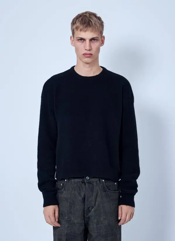 Rick Owens Tower Round Neck Top - Black
