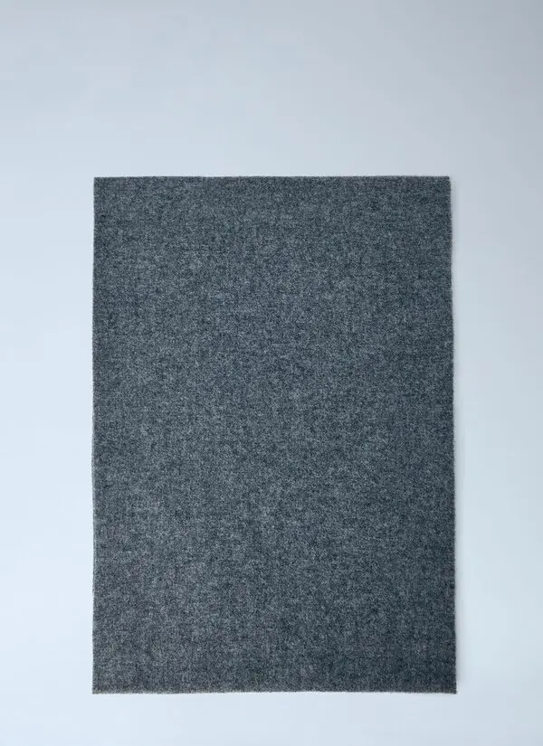 JIL SANDER Fringed Wool Scarf