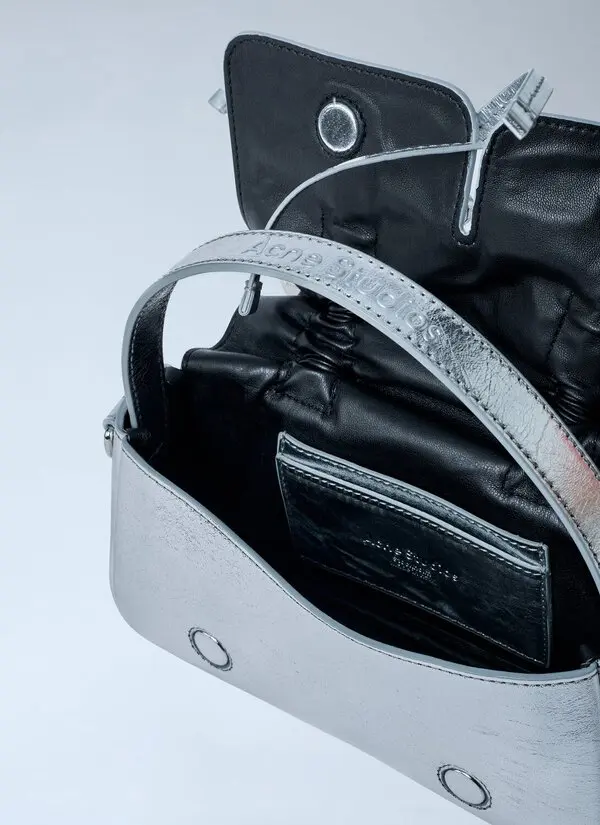 Acne Studios Micro Multipocket Handbag - Silver