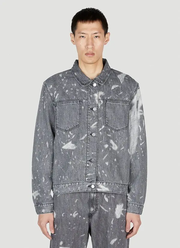 LN-CC X NON Pocket Bleached Denim Jacket