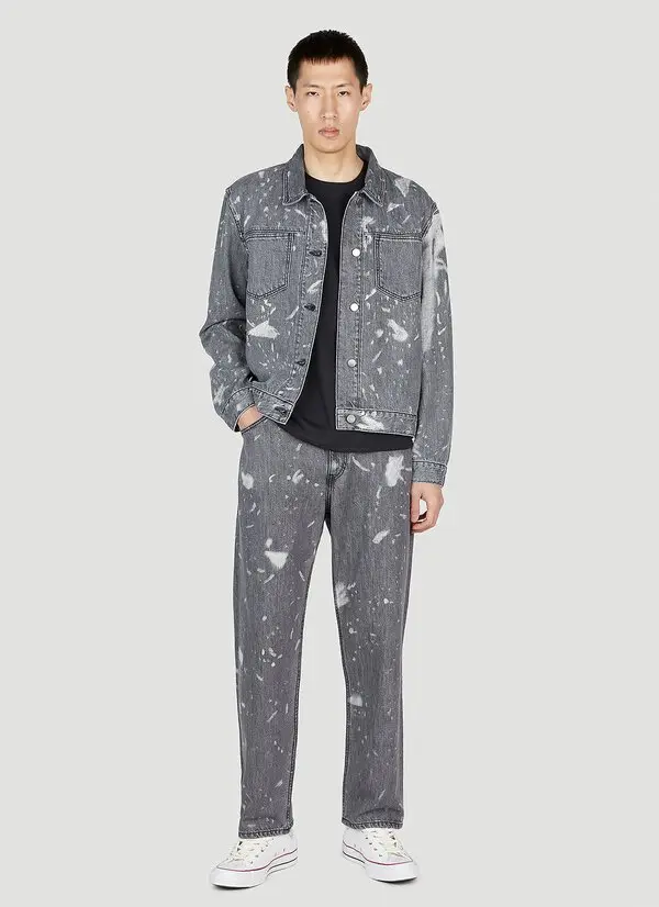 LN-CC X NON Pocket Bleached Denim Jacket