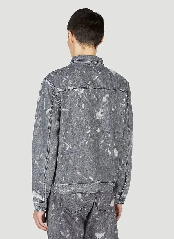 LN-CC X NON Pocket Bleached Denim Jacket