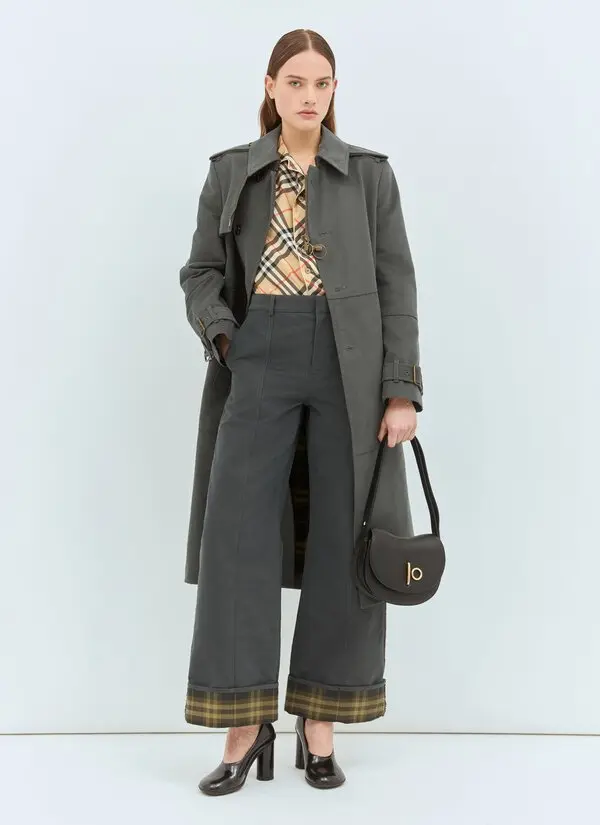 Burberry Check Cuffs Pants