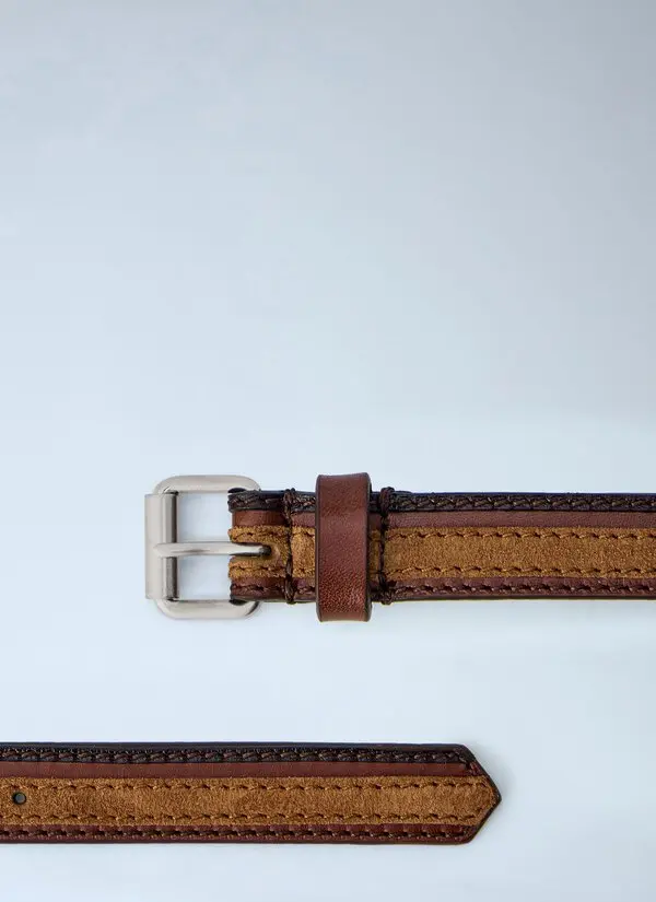 Dries Van Noten Textured Leather Belt
