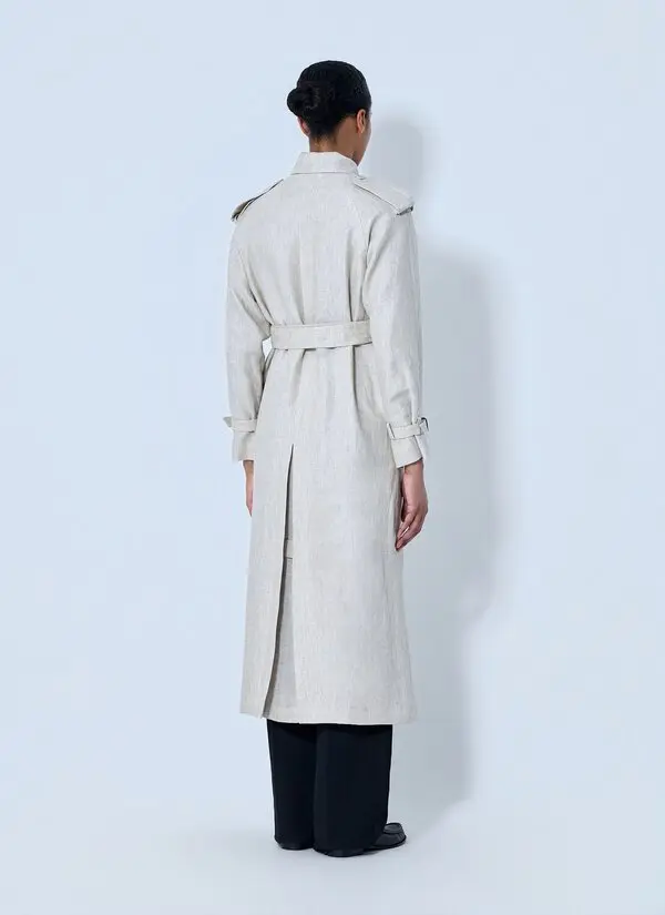 Max Mara Double-breasted Trench Coat - Beige