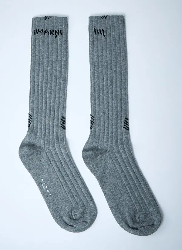 Marni Logo Motif Socks