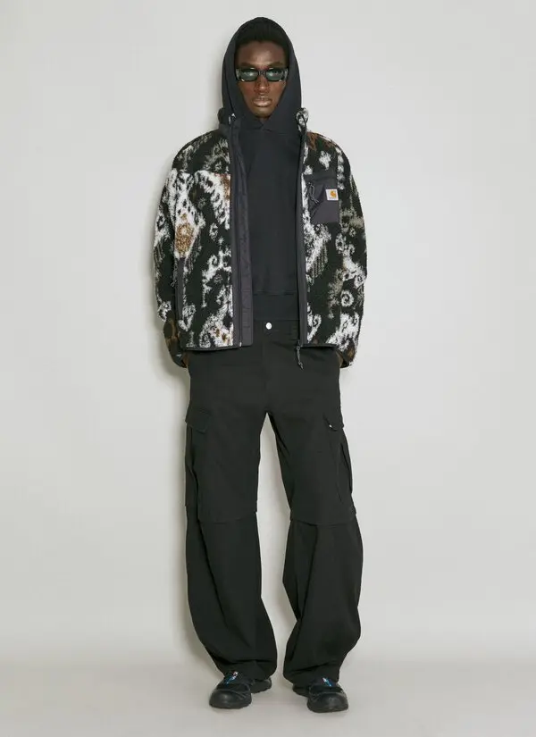 HAN KJØBENHAVN Upside Down Cropped Hooded Sweatshirt