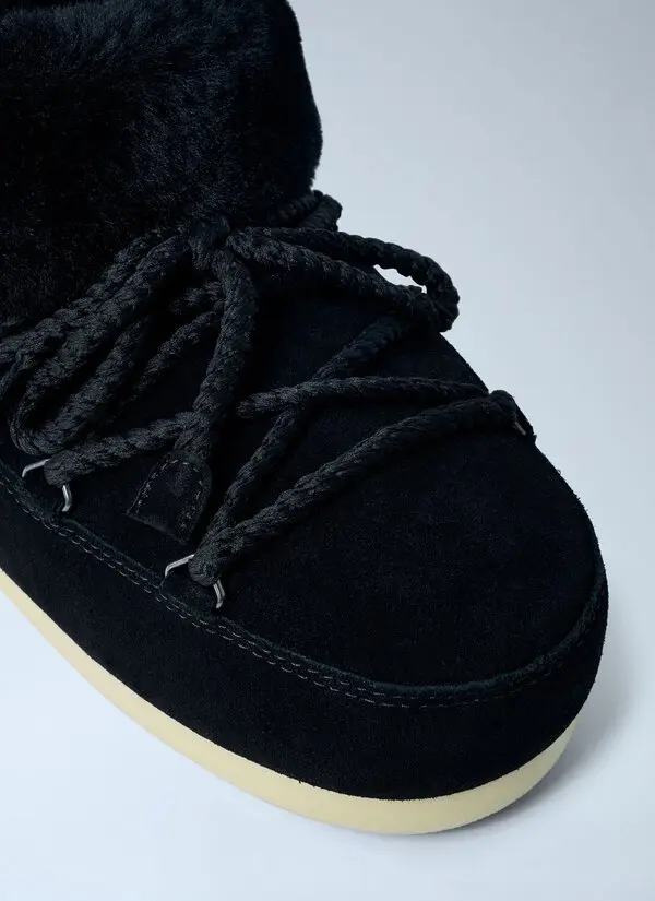 Moon Boot Evx Suede Mule Boots