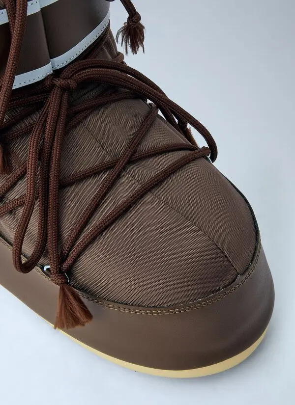 Moon Boot Icon Low Nylon Boots - Brown