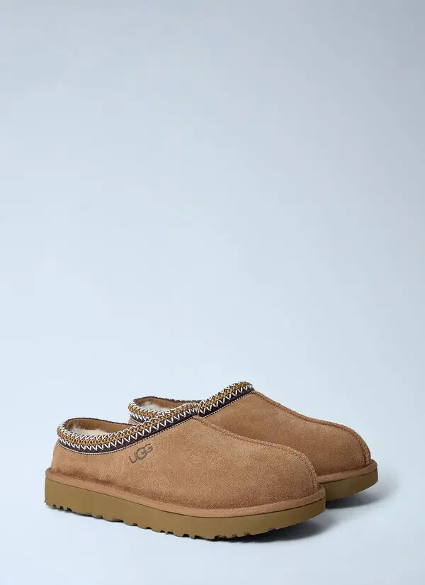 UGG Tasman Suede Slip-on Mules - Camel