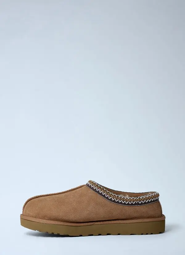 UGG Tasman Suede Slip-on Mules - Camel