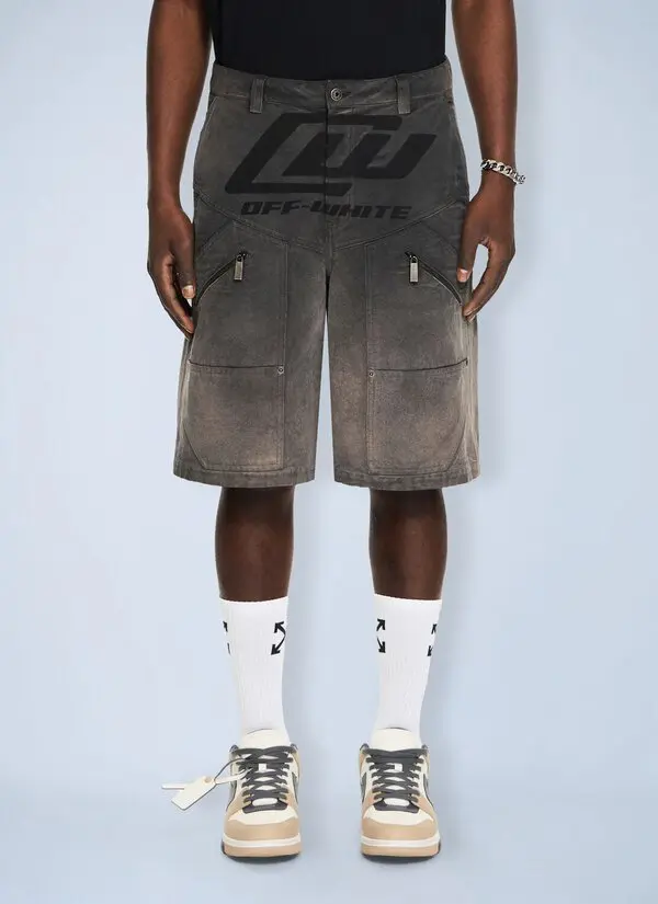 Off-White Owr Grad Cot Carpenter Short - Black
