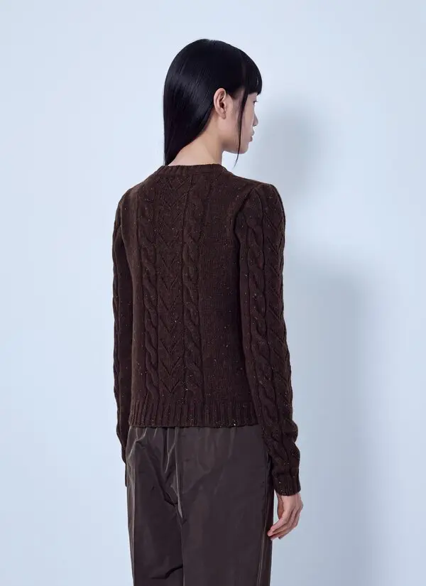 Max Mara Cable Knit Sweater